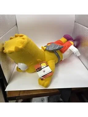 Toys | Bart Simpson Swimming Doll Plush Shark Fin 2 The Simpsons ...